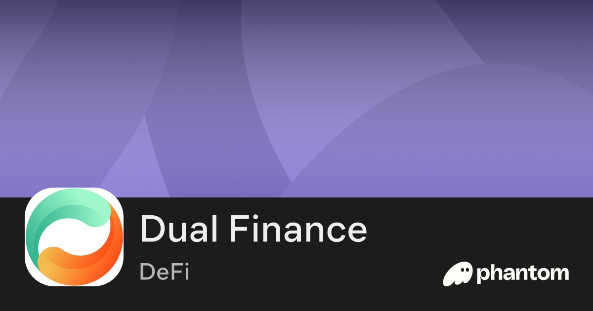 Dual Finance