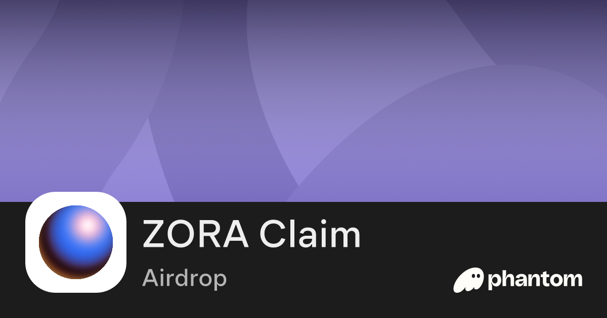 ZORA Claim