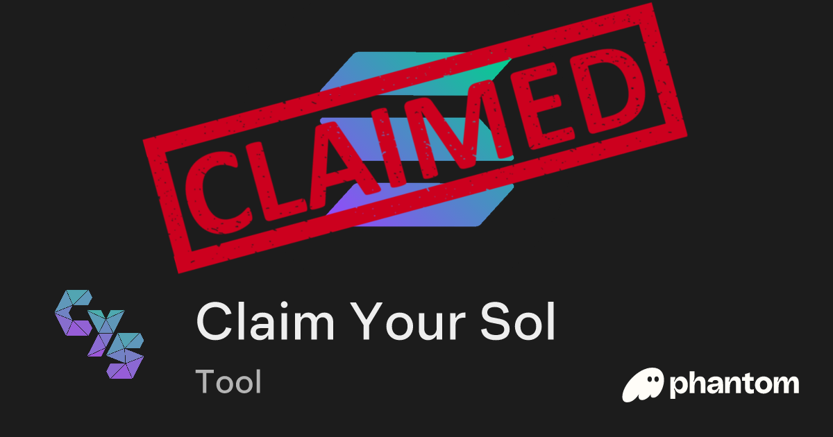Claim Your Sol