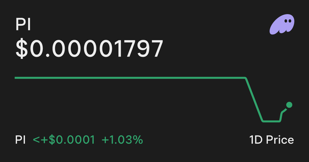 PI (PI) Price Chart - Buy and Sell on Phantom