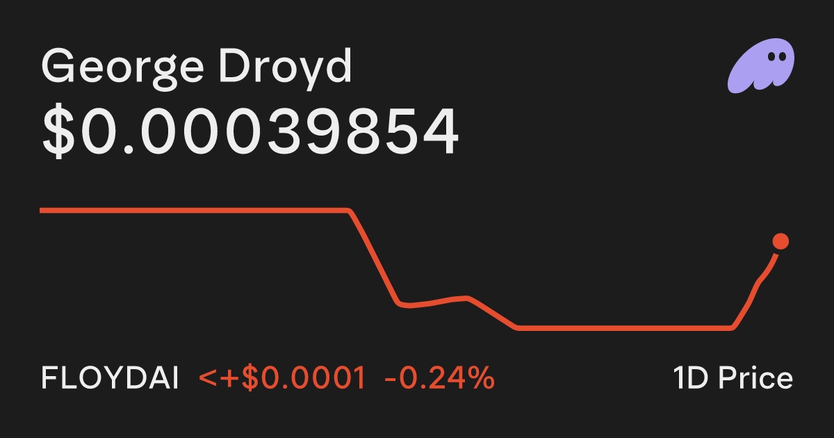 George Droyd (FLOYDAI) Price Chart - Buy and Sell on Phantom
