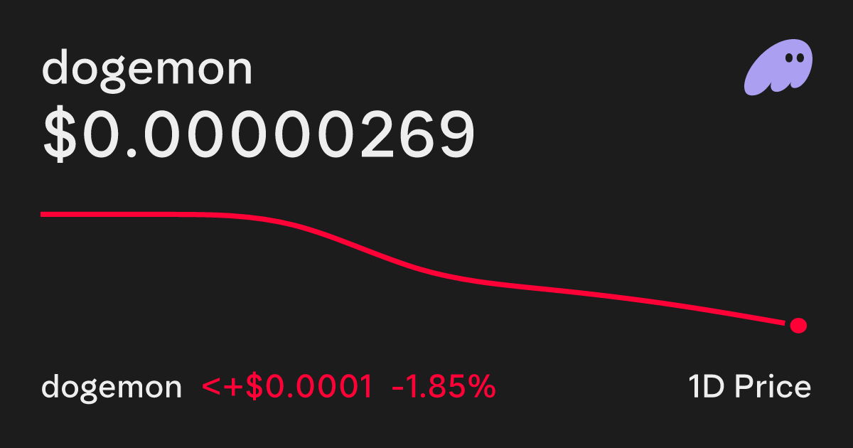 dogemon (DOGEMON) Price Chart - Buy and Sell on Phantom